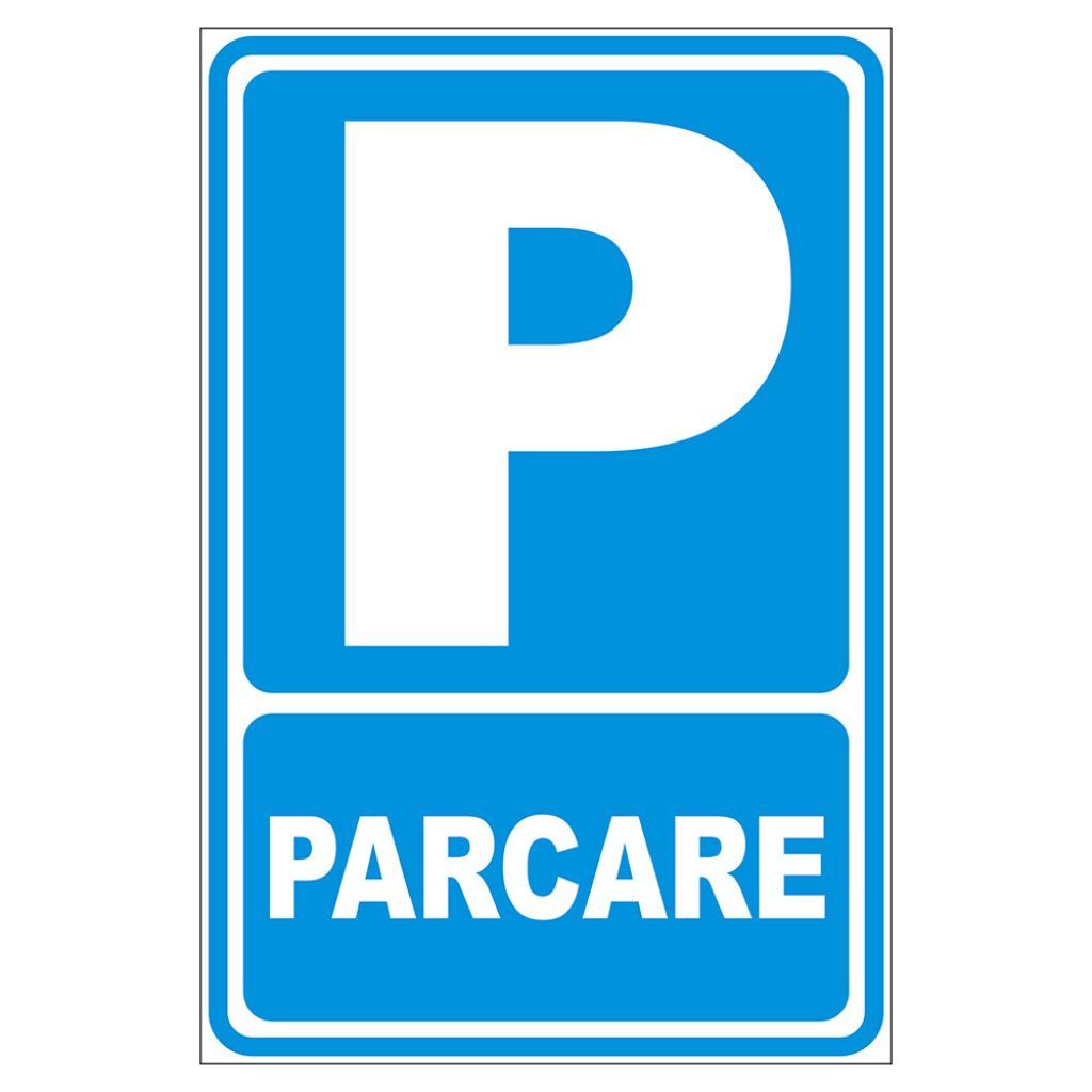 Placuta indicatoare parcare, indicator tip rutier cu parcare, 300x400 ...